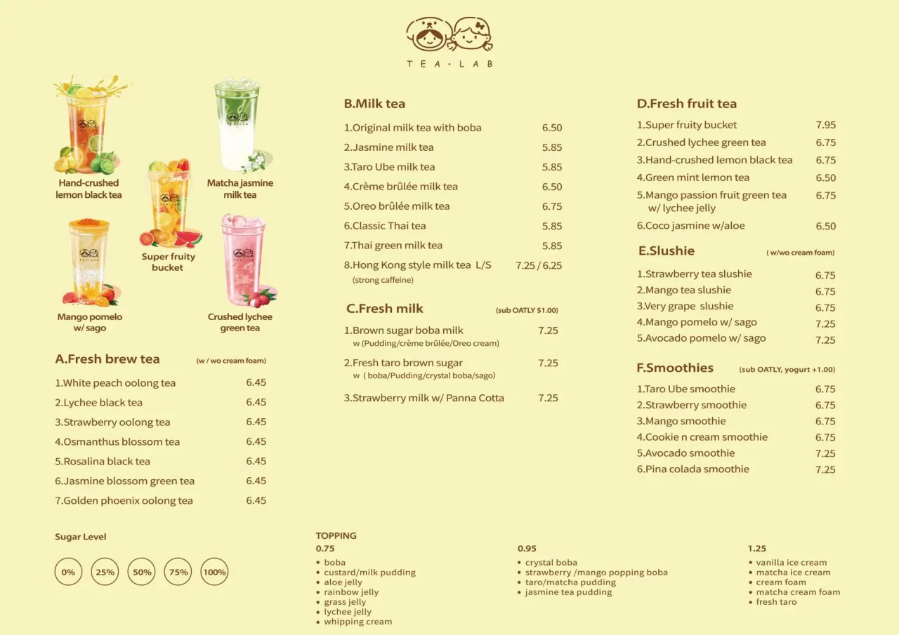 TEA.LAB | Online Order | Plantation | FL